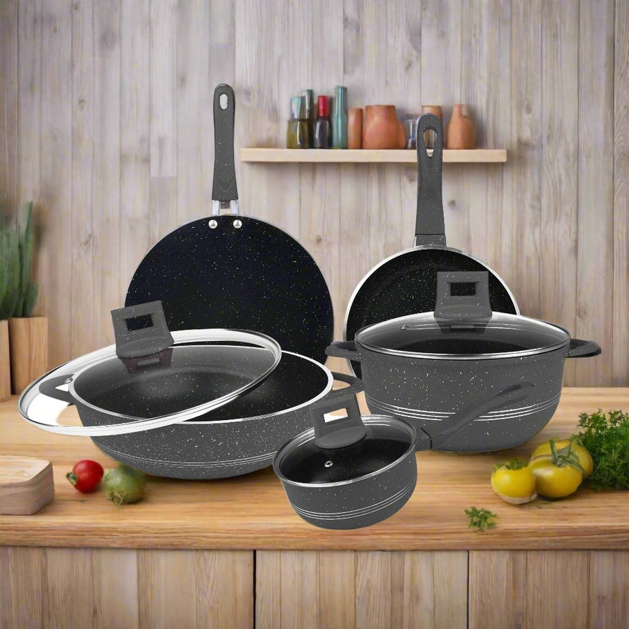 Shop Now Die Cast Nonstick Cookware Set At Low Price - Chef Cookware