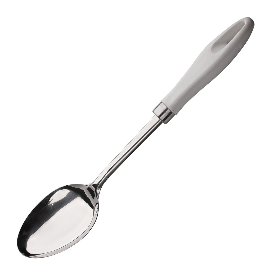 Chef Stainless Steel Dish Serving Spoon With white handle – Chef Cookware