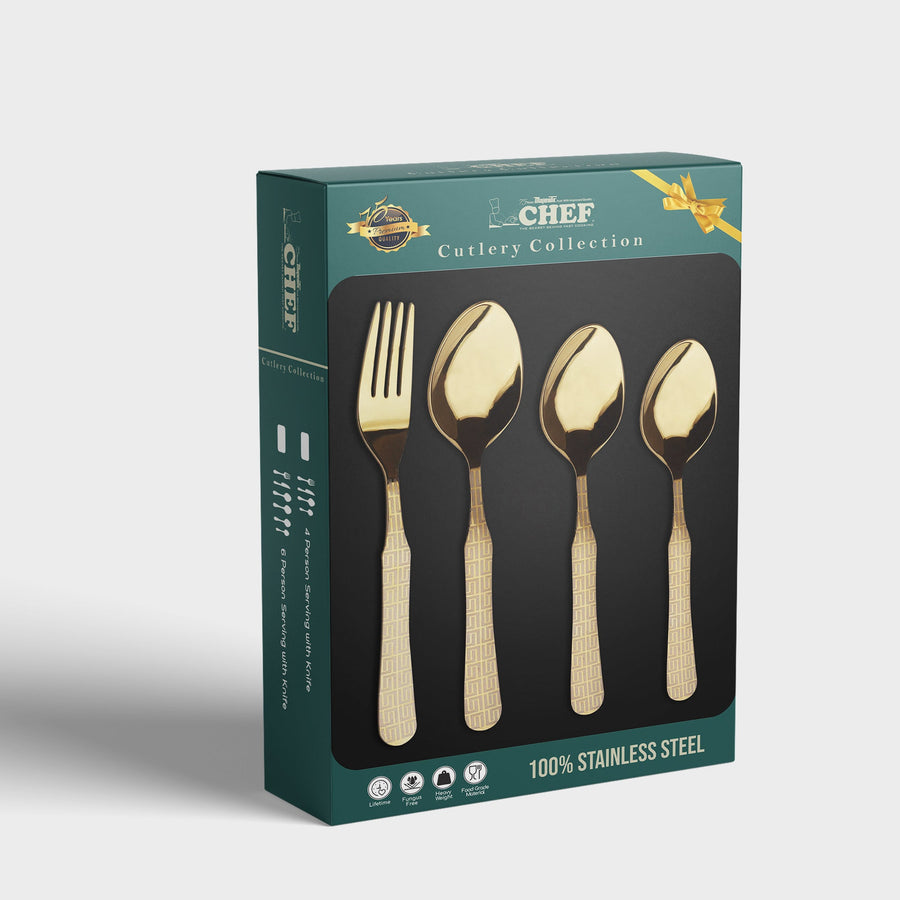 Chef Shireen Anwar-Stainless Steel 29 Pcs Cutlery Set – Chef Cookware