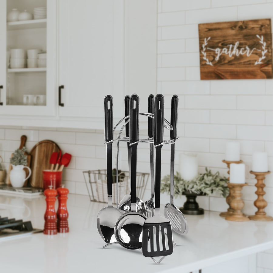 Chef Shireen Anwar-Stainless Steel 29 Pcs Cutlery Set 6 Person Serving ...